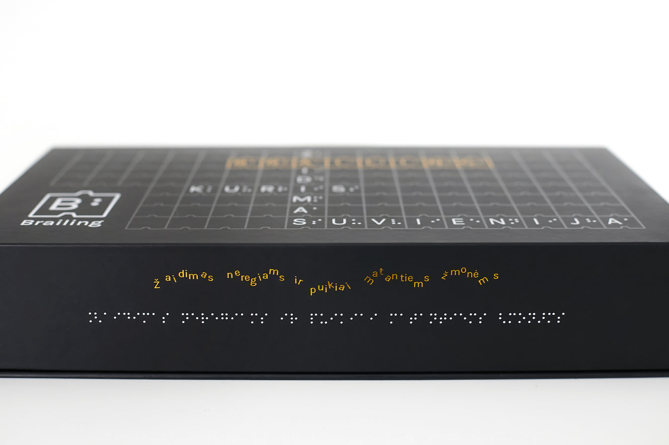 Brailing Board Game – for Blind and Sighted Players