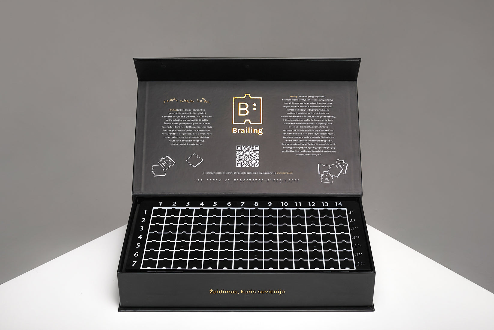 Brailing Board Game – for Blind and Sighted Players